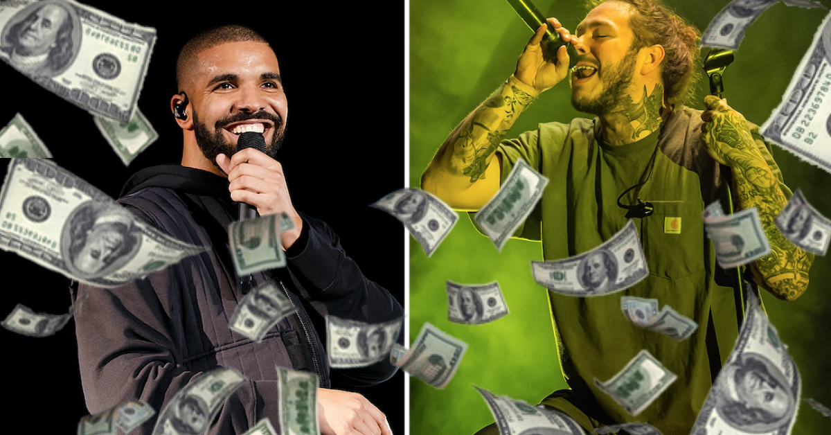Trotz Corona: So viele Millionen haben Drake, Post Malone & Co. in 2020 ...