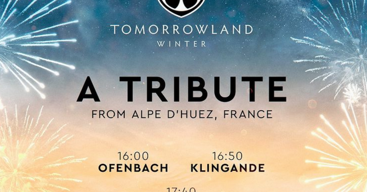 Tomorrowland Winter: Live-Stream am 25. März 2021 | bigFM